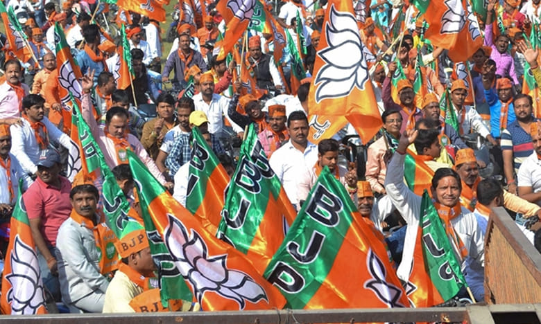 ట్విట్టర్‌లో దూసుకెళ్తున్న బీజేపీ | Thank you says bjp as party crosses ...