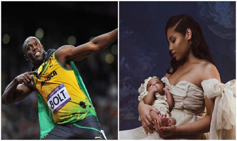 పరుగుల రారాజు కూతురి పేరు మీకు తెలుసా.. | Usain bolt shares first ...
