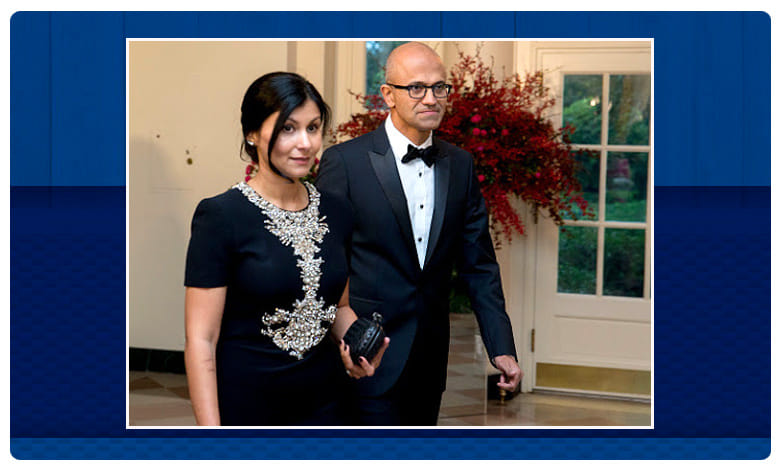 మైక్రోసాఫ్ట్ సీఈఓ సత్య నాదెళ్ల భార్య పెద్ద మనసు | Microsoft ceo satya ...