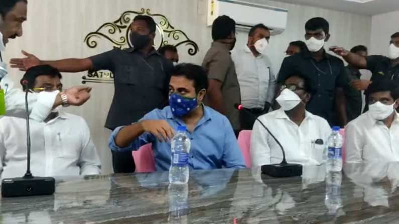 KTR KMM tour : కేటీఆర్ ఖమ్మం టూర్‌, అత్యాధునిక సౌకర్యాలతో నిర్మించిన ...