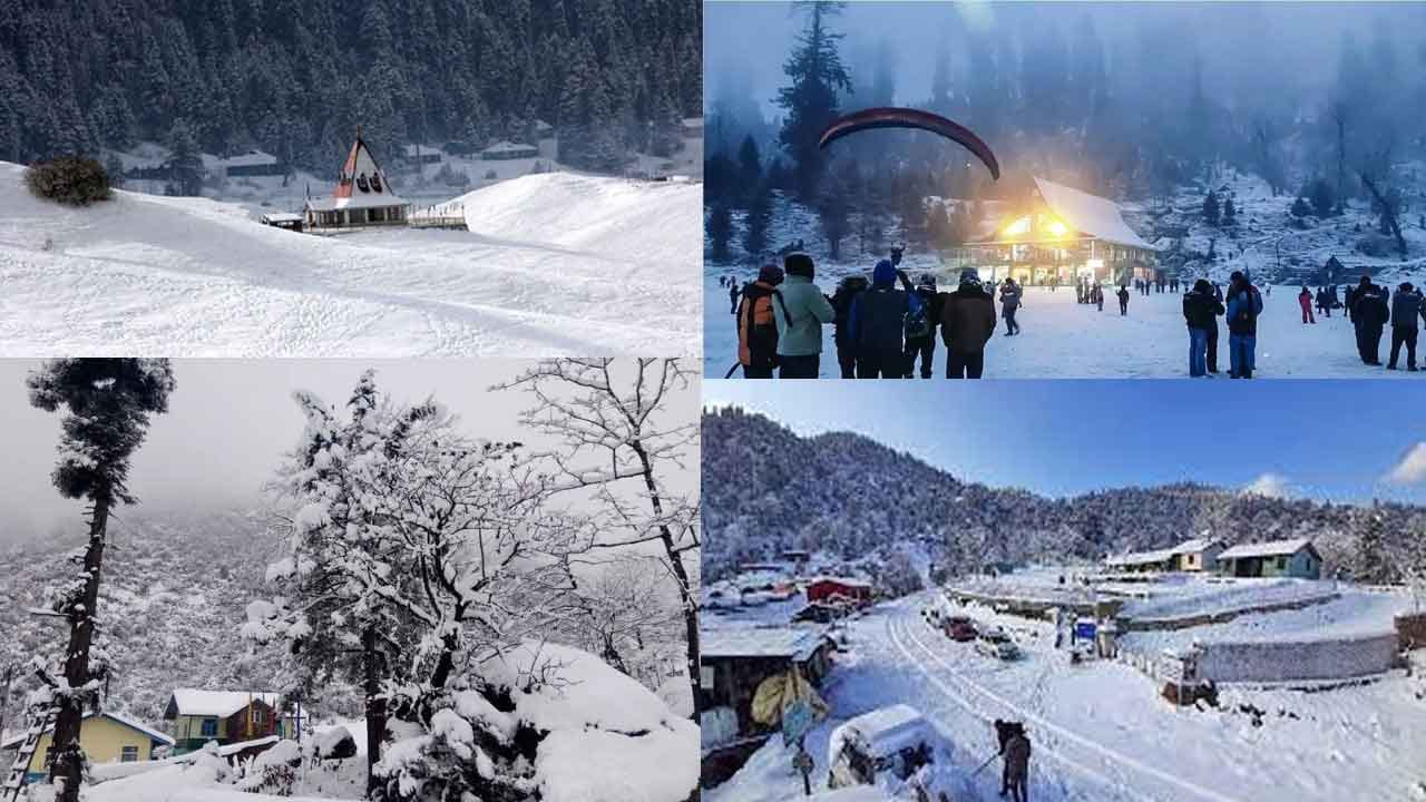 Snowfall: మంచు దుప్పటి కప్పుకున్న ప్రముఖ ఆధ్యాత్మిక క్షేత్రం బద్రీనాథ్ ...