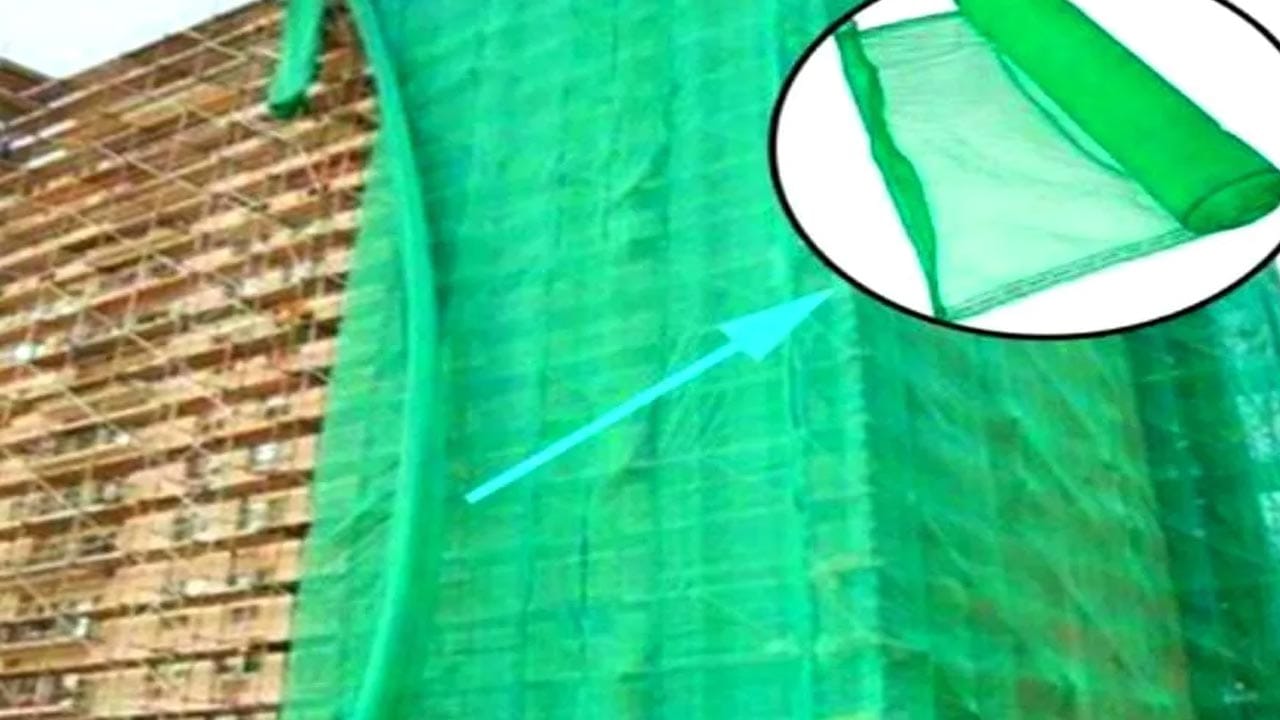 Knowledge: పెద్ద పెద్ద భవనాలు నిర్మించేటప్పుడు ఆకుపచ్చ పరదాలతో ...