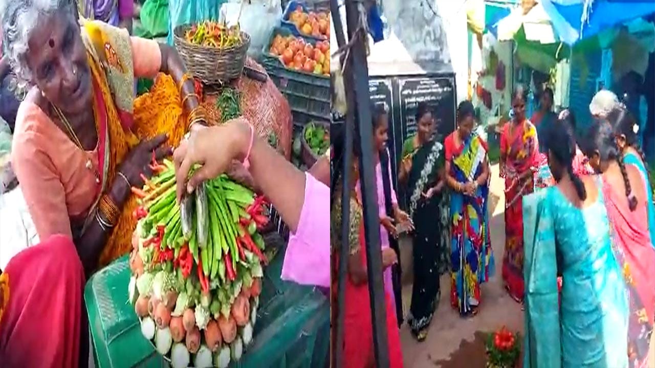 Batukamma: తెలంగాణాలో బతుకమ్మకు వేళాయే.. తీరొక్క కూరగాయలతో బతుకమ్మను ...