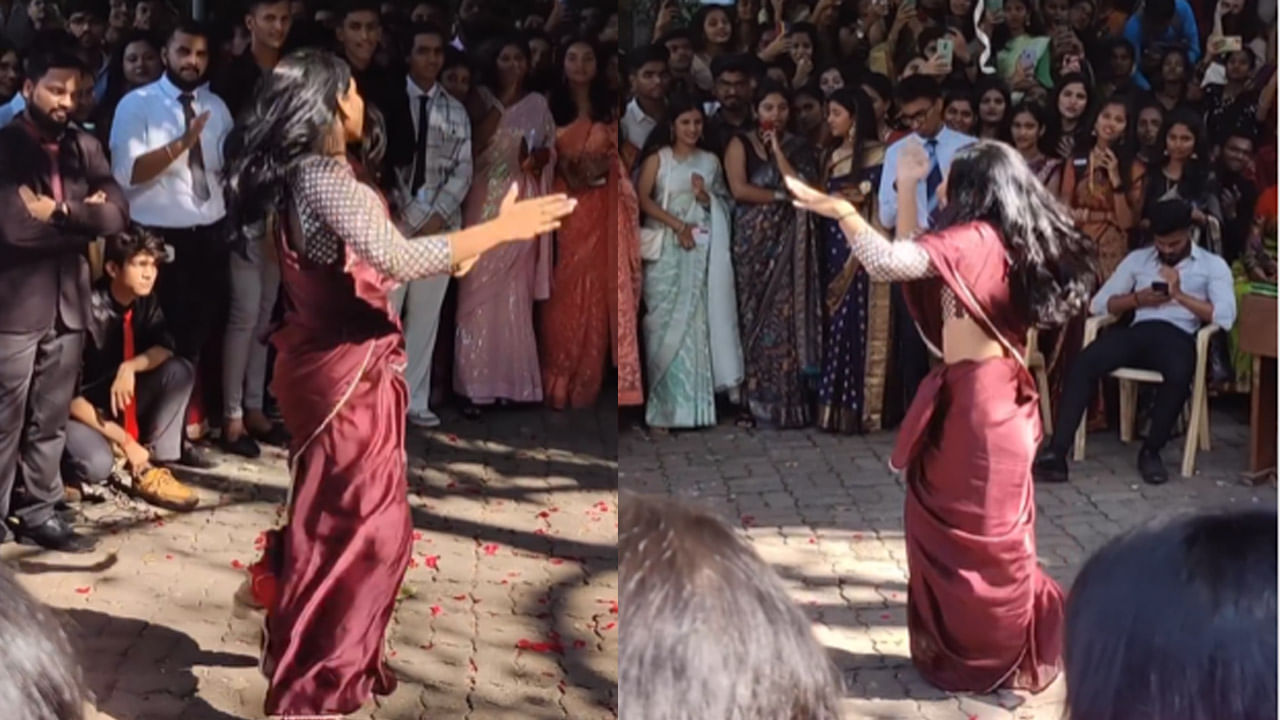 Pushpa: చీరకట్టులో హీల్స్ వేసుకొని మరీ.. మాస్ స్టెప్పులతో అదరగొట్టిన ...