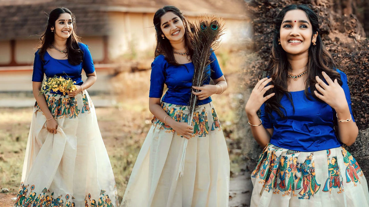 Anika Surendran: కన్నయ్య ఎదురుచూపుల్లో రాధమ్మ.. బుట్టబొమ్మ అనిక ...