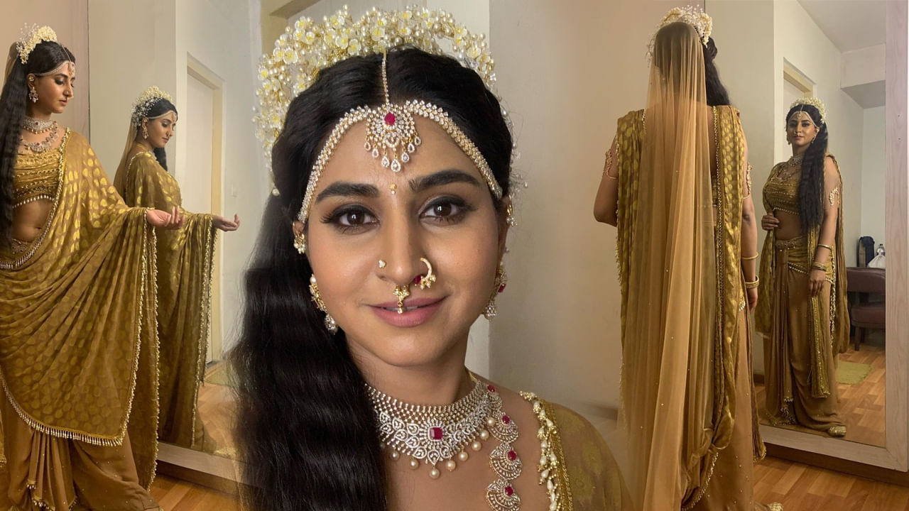 Varshini Sounderajan: శాకుంతలం సానుమతి లుక్ లో ఆకట్టుకుంటున్న వర్షిణి ...