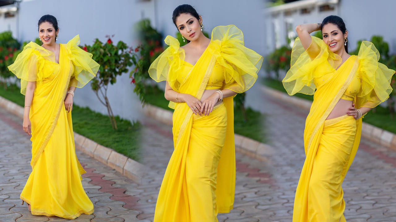 Sadaa: అందం ఈమెకి దాసోహమేమో.. యెల్లో సారీలో ముద్దబంది పువ్వులా ...