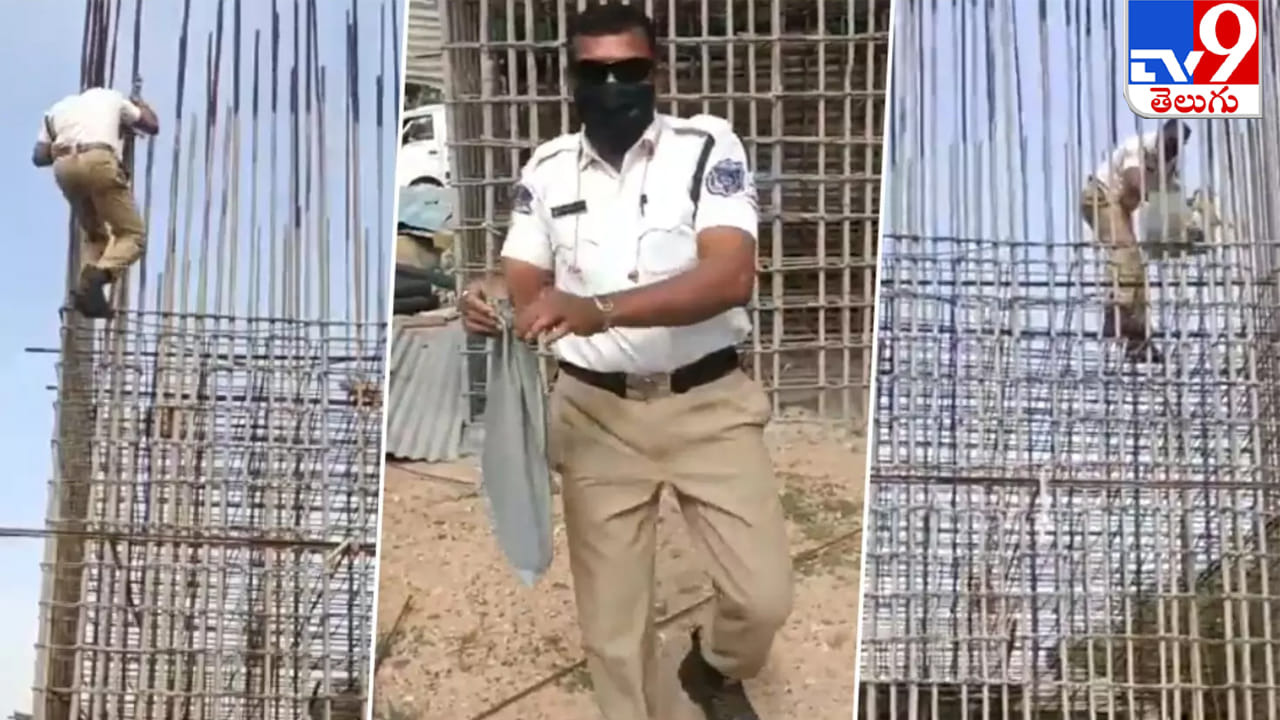 Hyderabad: పిల్లిని కాపాడిన పోలీసన్న.. నెటిజన్ల ప్రశంసలు.. - Telugu ...