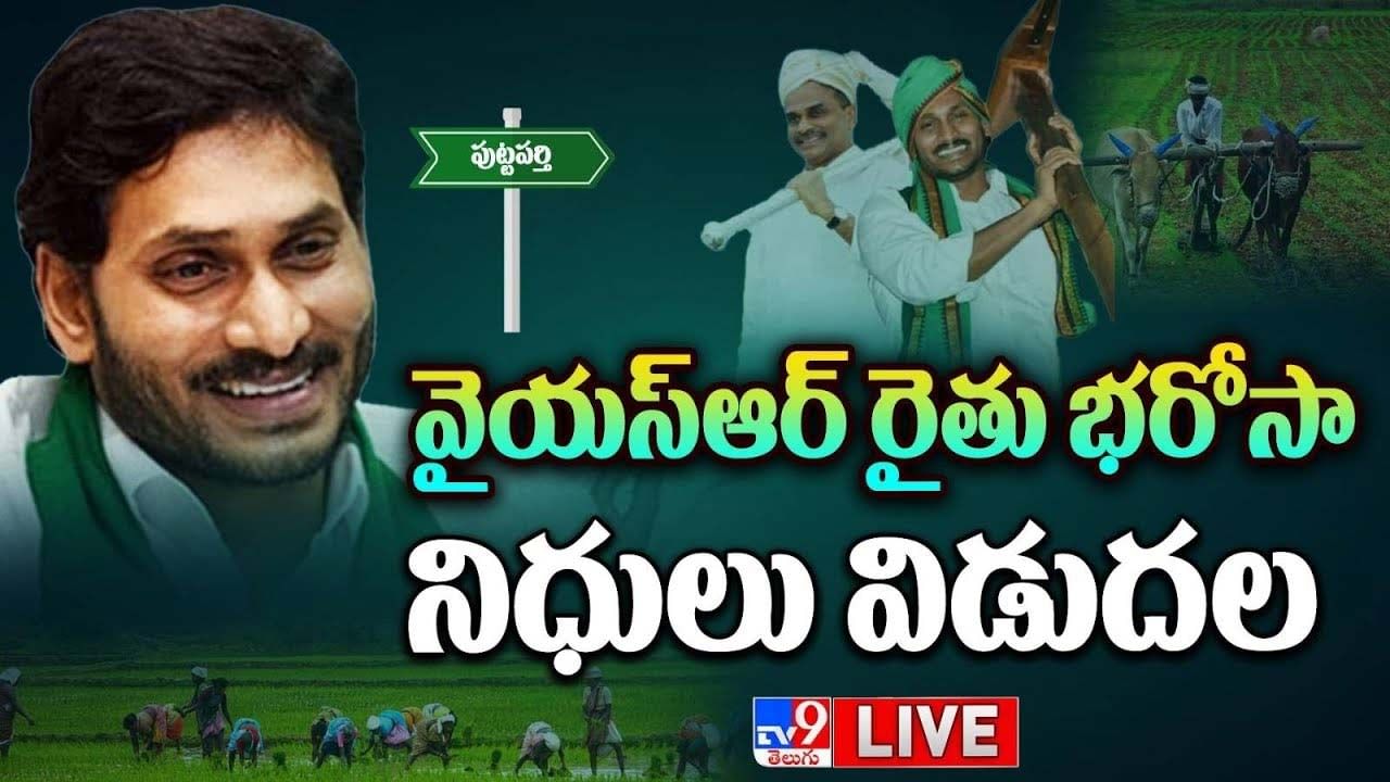 CM YS Jagan: వైఎస్ఆర్ రైతు భరోసా నిధులు విడుదల - Telugu News | Cm ys jagan release rs 2204 crore ...
