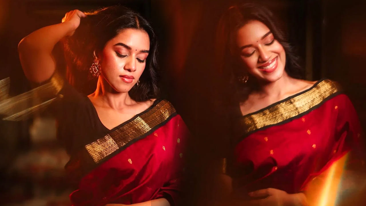Mirnalini Ravi: ఎర్రని మందారంలాంటి సోయగం ఈ కుర్రదాని సొంతం.. మృణాళిని ...