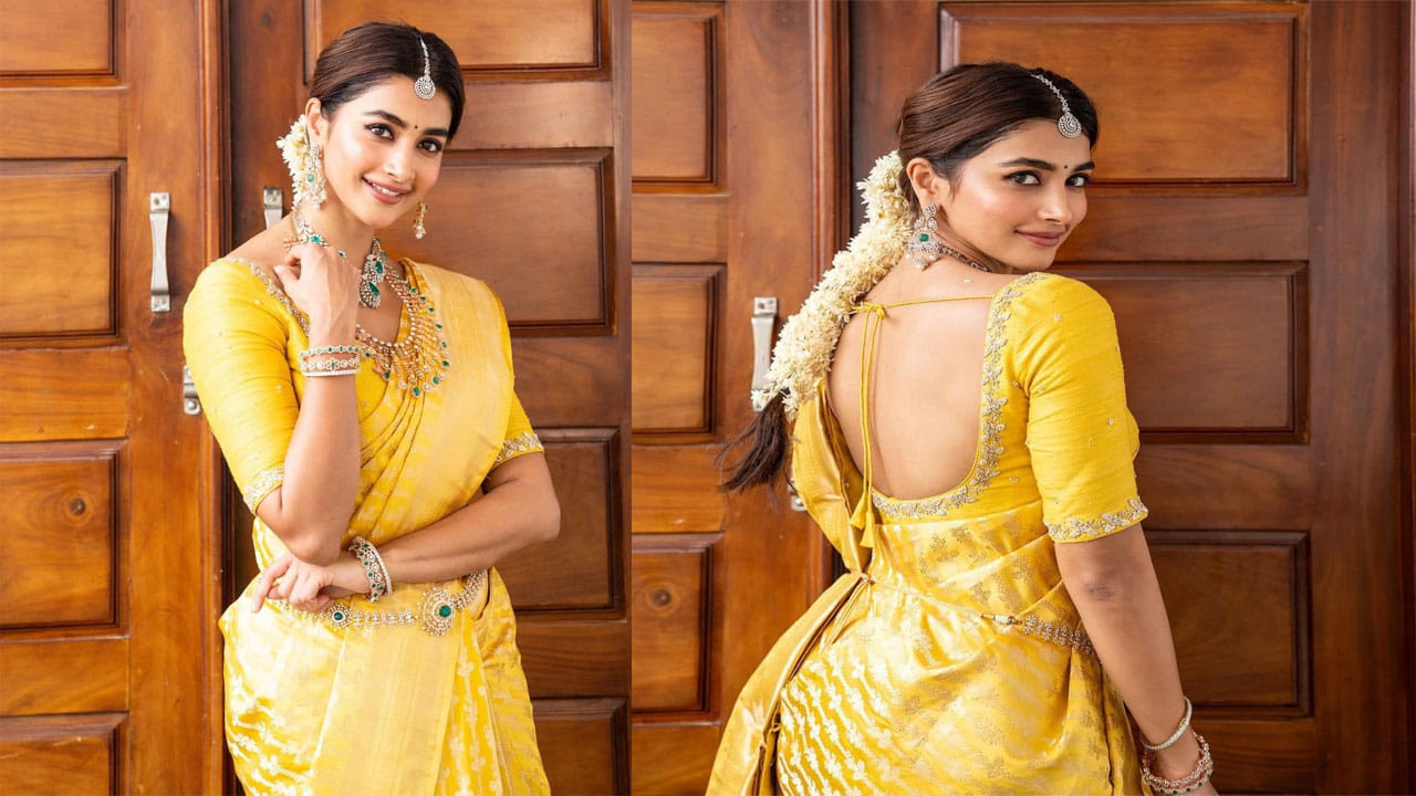 Pooja Hegde: ఎల్లో శారీలో పూజాహెగ్డే జిగేల్.. బుట్టబొమ్మ పిక్స్ వైరల్ ...
