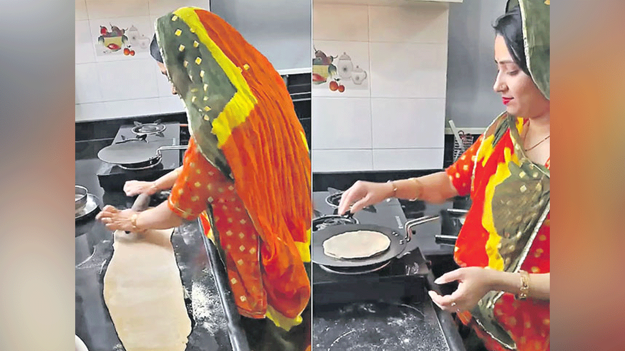 Viral Video: చపాతీలు చేయడం ఇంత సింపులా.? స్మార్ట్ హౌజ్‌ వైఫ్ ...