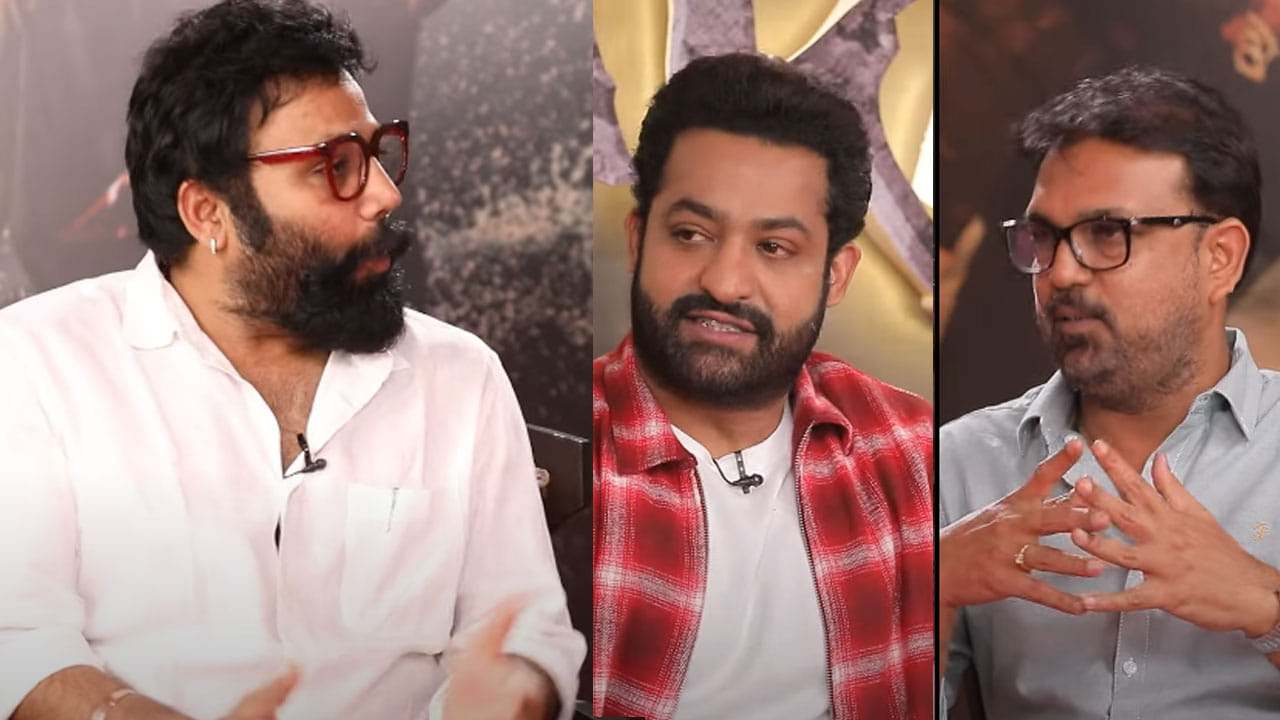 Devara Movie: 'దేవర' టీమ్‍తో డైరెక్టర్ సందీప్ వంగా ఇంటర్వ్యూ.. కొరటాల కౌంటర్స్ మాములుగా లేవుగా ...