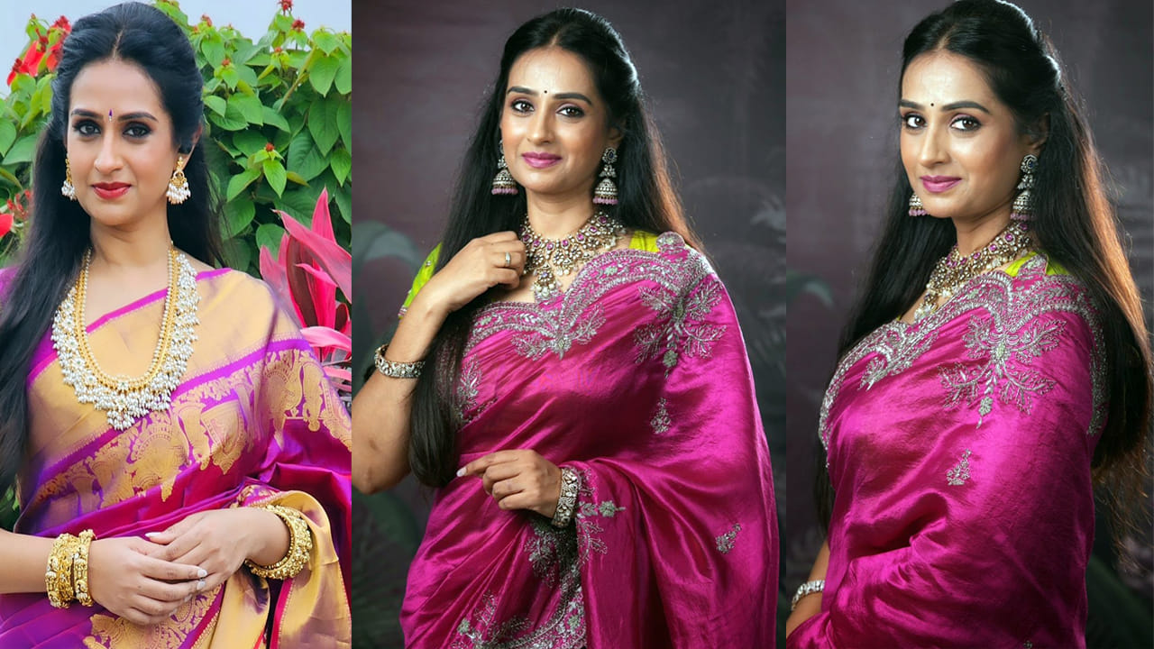 Actress Laya: దీపావలి పండగ స్పెషల్.. పింక్ కలర్ శారీలో తళుక్కుమన్న లయ ...