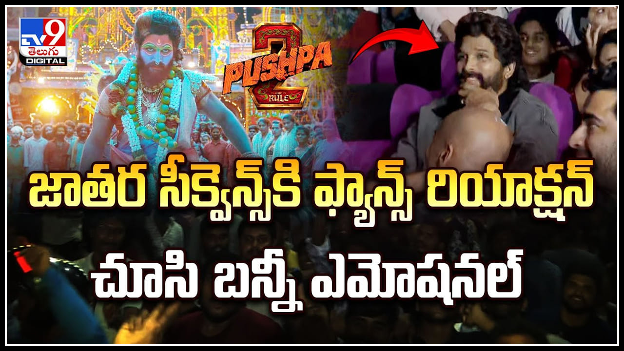 Allu Arjun: అభిమానులతో కలిసి సినిమా చూసిన అల్లు అర్జున్‌ రియాక్షన్ ...