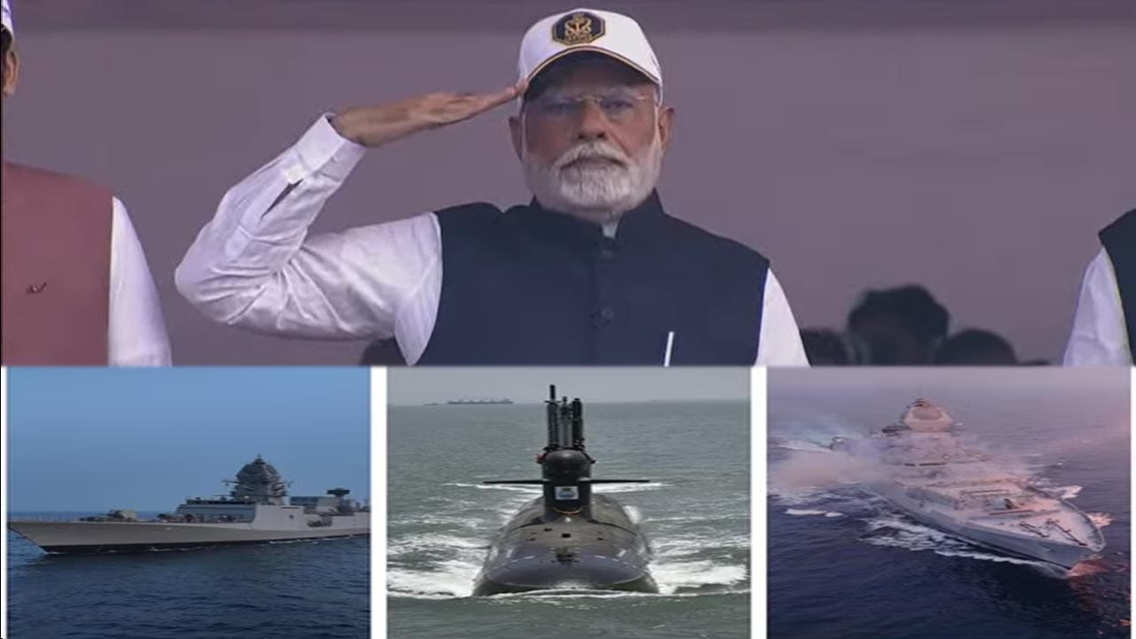 భారత నేవీ అమ్ముల పొదిలో అత్యాధునిక యుద్ధనౌకలు.. జాతికి అంకితం చేసిన ...