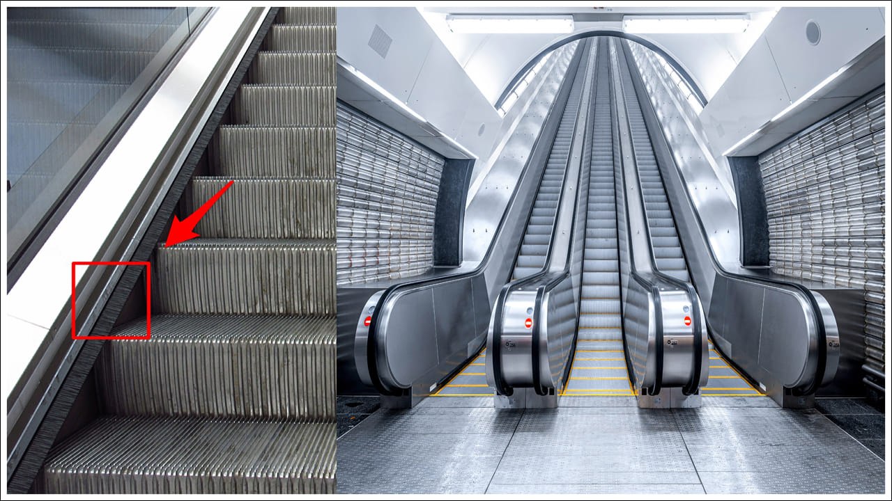 Escalators Brushes: ఎస్కలేటర్‌కు ఇరువైపులా బ్రష్‌లు ఎందుకు ఉంటాయో ...