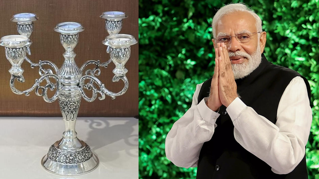 PM Modi: ఆ దేశ ప్రధానికి వెండి కొవ్వొత్తి స్టాండ్‌ను ఇచ్చిన ప్రధాని ...