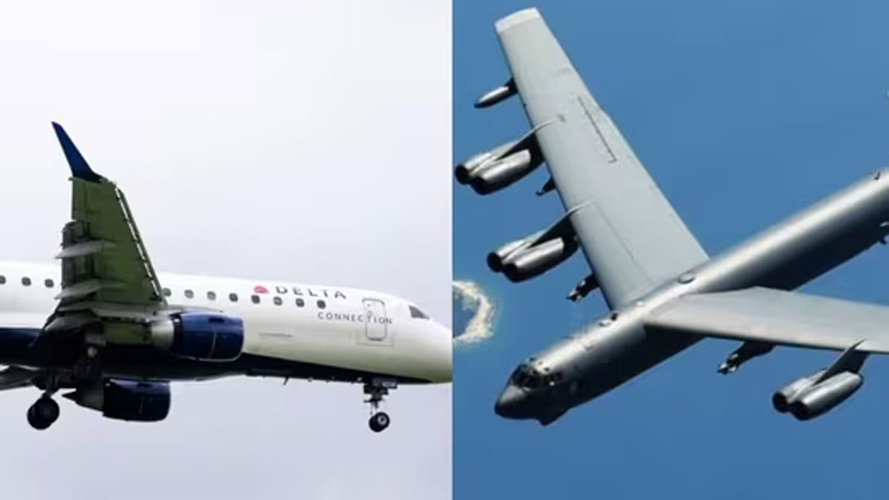 Delta Flight Video: గాల్లో ఎదురుగా దూసుకొచ్చిన యుద్ధ విమానం... డెల్టా ...