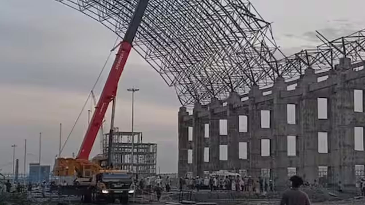 నిర్మాణంలో ఉండగానే కుప్పకూలిన థర్మల్ ఫ్లాంట్ యూనిట్.. 9మంది దుర్మరణం ...