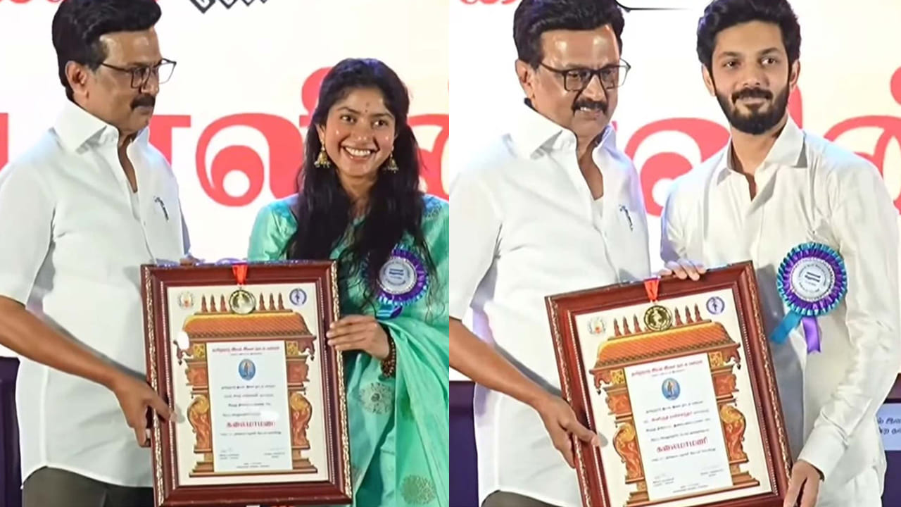 Sai Pallavi: కలైమామణి అవార్డ్స్ అందుకున్న సాయిపల్లవి, అనిరుధ్.. విజేతలు ...