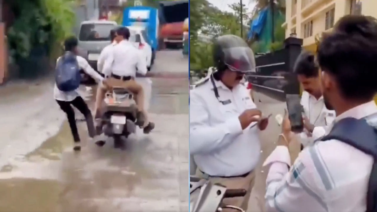 Viral Video: నాకు ఫైన్‌ సరే.. మీ సంగతేంది?.. ట్రాఫిక్‌ పోలీసులకు ...