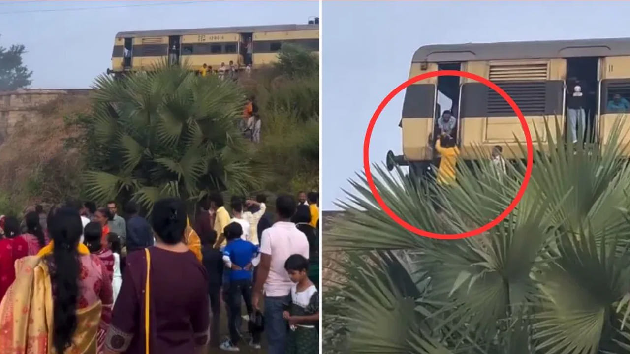 Watch Video: హై స్పీడ్‌లో దూసుకెళ్తున్న ట్రైన్‌.. సడెన్‌గా ఆపేసిన లోకో ...