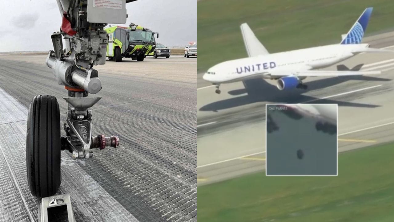United Airlines: విమానం ల్యాండ్ అవుతుండగా ఊడిన ముందుటైర్.. అంతలోనే ...